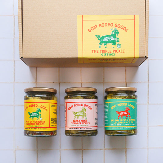The Triple Pickle - Gift Box – Goat Rodeo Goods